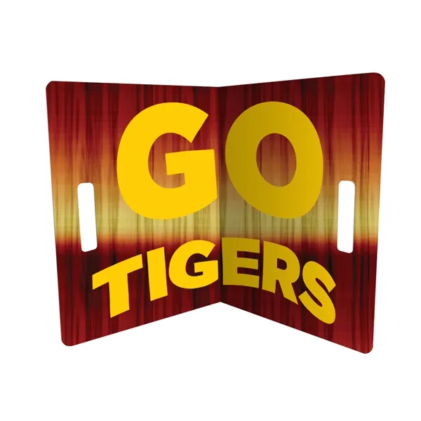Promotional 17" Full Color Cheer Banner / Cheer Card - High Density Paper